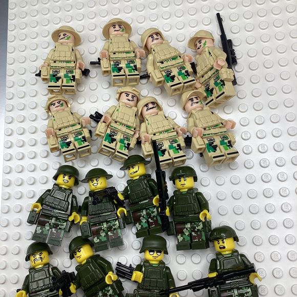 Toys | Military Army Minifigure Lot Lego Compatible Minifigures | Poshmark